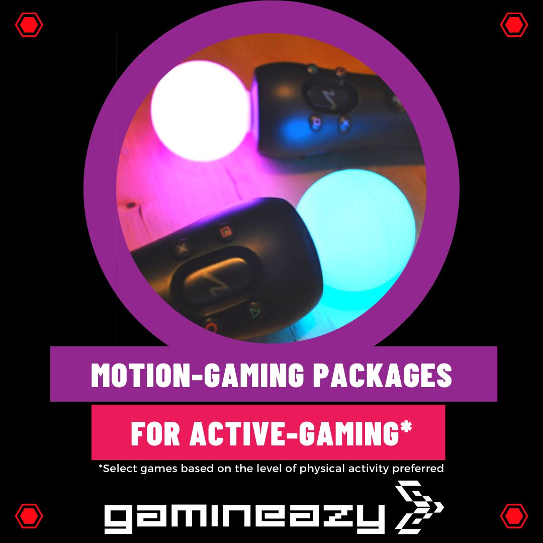 Booking a Motion Gaming Console Rental is now easy and affordable!