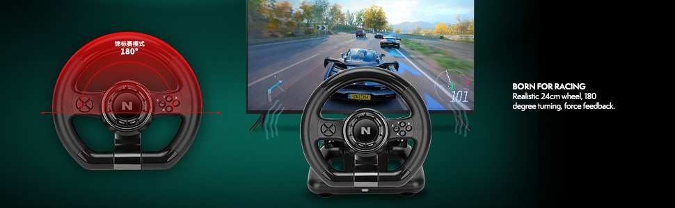 NiTHO DRIVE PRO V20 is a racing wheel for PC and gaming consoles.